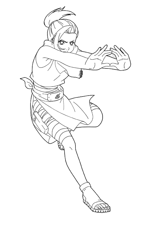 Disegni da colorare - Ino Yamanaka