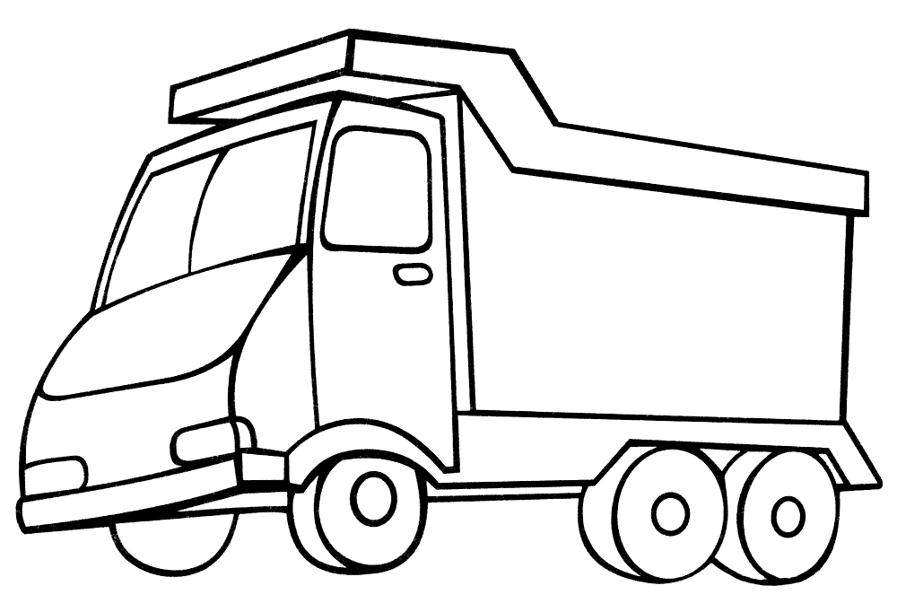 Disegni da colorare - Camion giocattolo