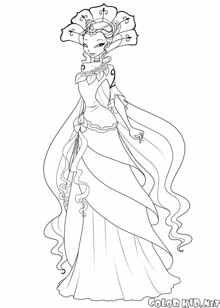 Disegni da colorare - Vestiti alla moda di Winx Disegni da colorare - Vestiti alla moda di Winx